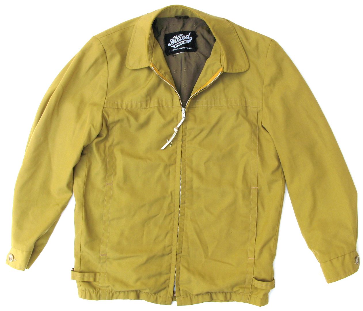 Allied Clothiers mustard colored jacket | Vintage-Haberdashers Blog