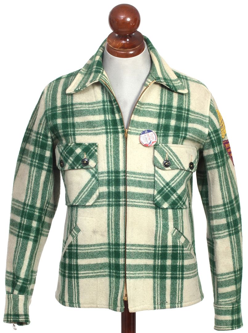 1940s Klinkerfues North Country Outdoor Wear curling club jacket ...