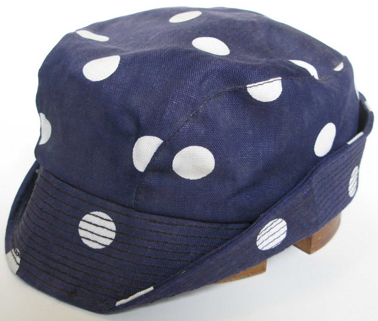 1940s polka dot work cap | Vintage-Haberdashers Blog