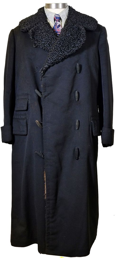 1900s fur lined wool overcoat | Vintage-Haberdashers Blog
