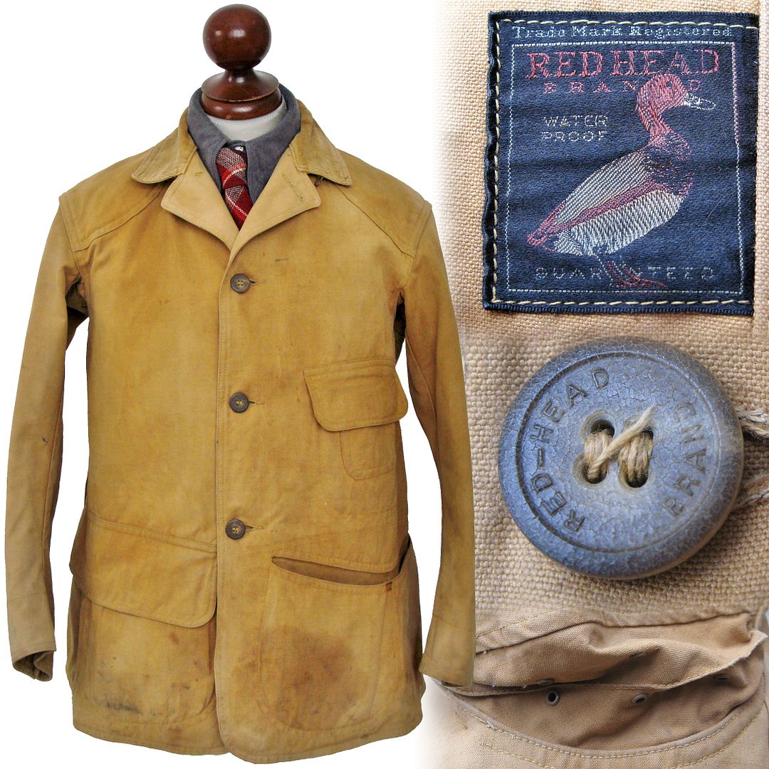 1920s Red-Head Brand canvas hunting jacket | Vintage-Haberdashers Blog