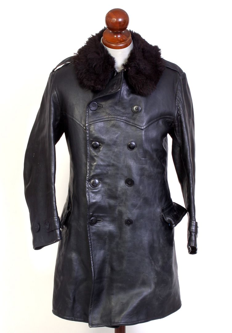 WWII Swedish leather jacket | Vintage-Haberdashers Blog
